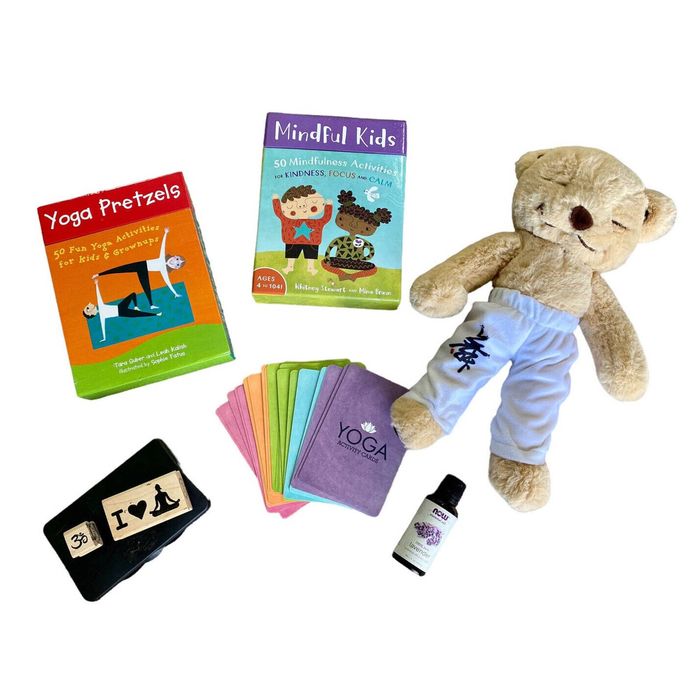 Other Kids Yoga Teacher Kit Meddy Teddy Activity Cards Stamps | Grailed