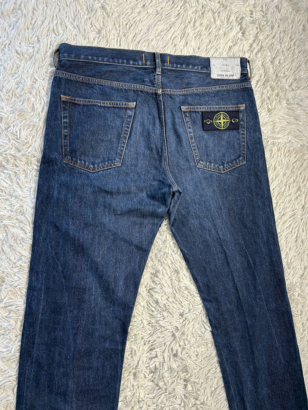 Stone Island Stone Island Denim Jeans Vintage Patch | Grailed