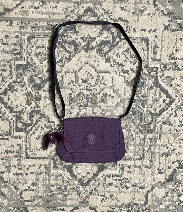 Vintage Vintage Purple Crossbody Bag Kipling Monkey | Grailed