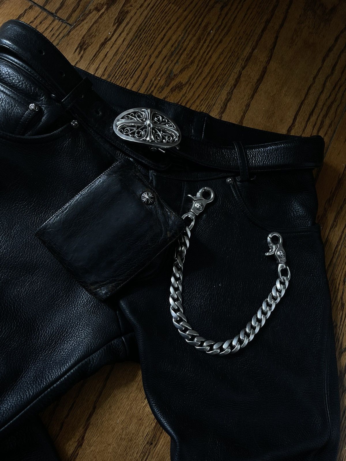 Chrome Hearts Vintage Chrome Hearts Wallet & Chain | Grailed