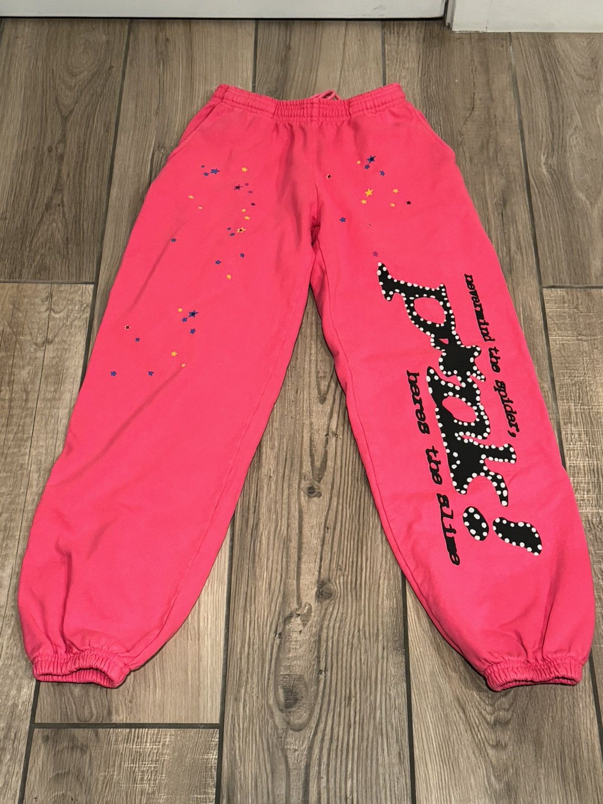 Spider Sp5der Pink Sweatpants | Grailed