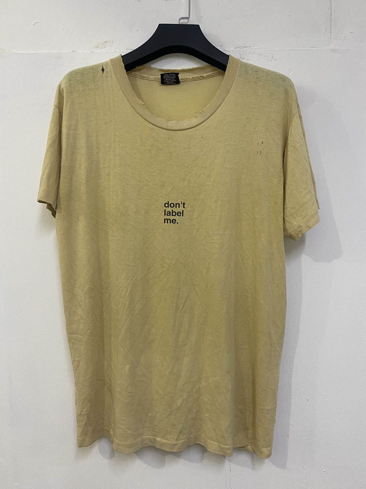 Vintage 💥RARE VINTAGE 90s SPLIT DONT LABEL ME SKATE SHIRT | Grailed