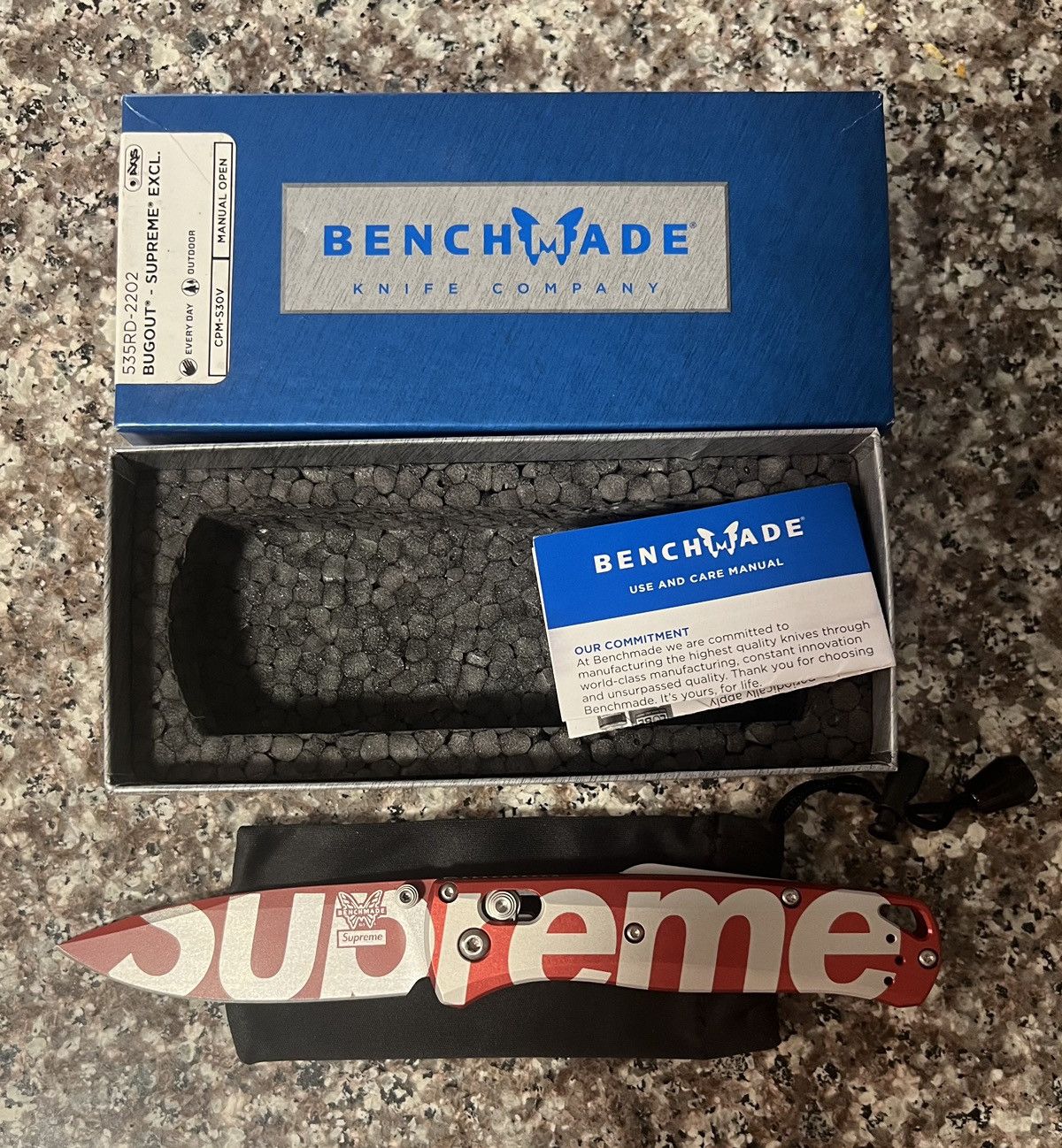 Streetwear × Supreme Supreme Benchmade Bugout Knife | Grailed