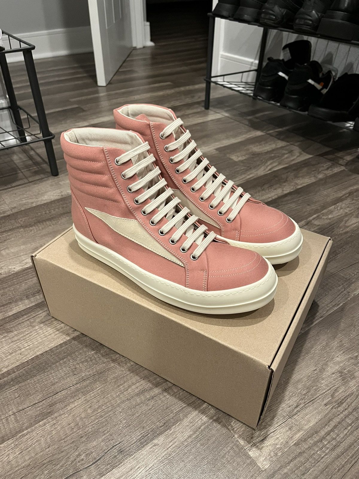 Rick Owens Drkshdw Rick Owens Vintage Van High Pink | Grailed