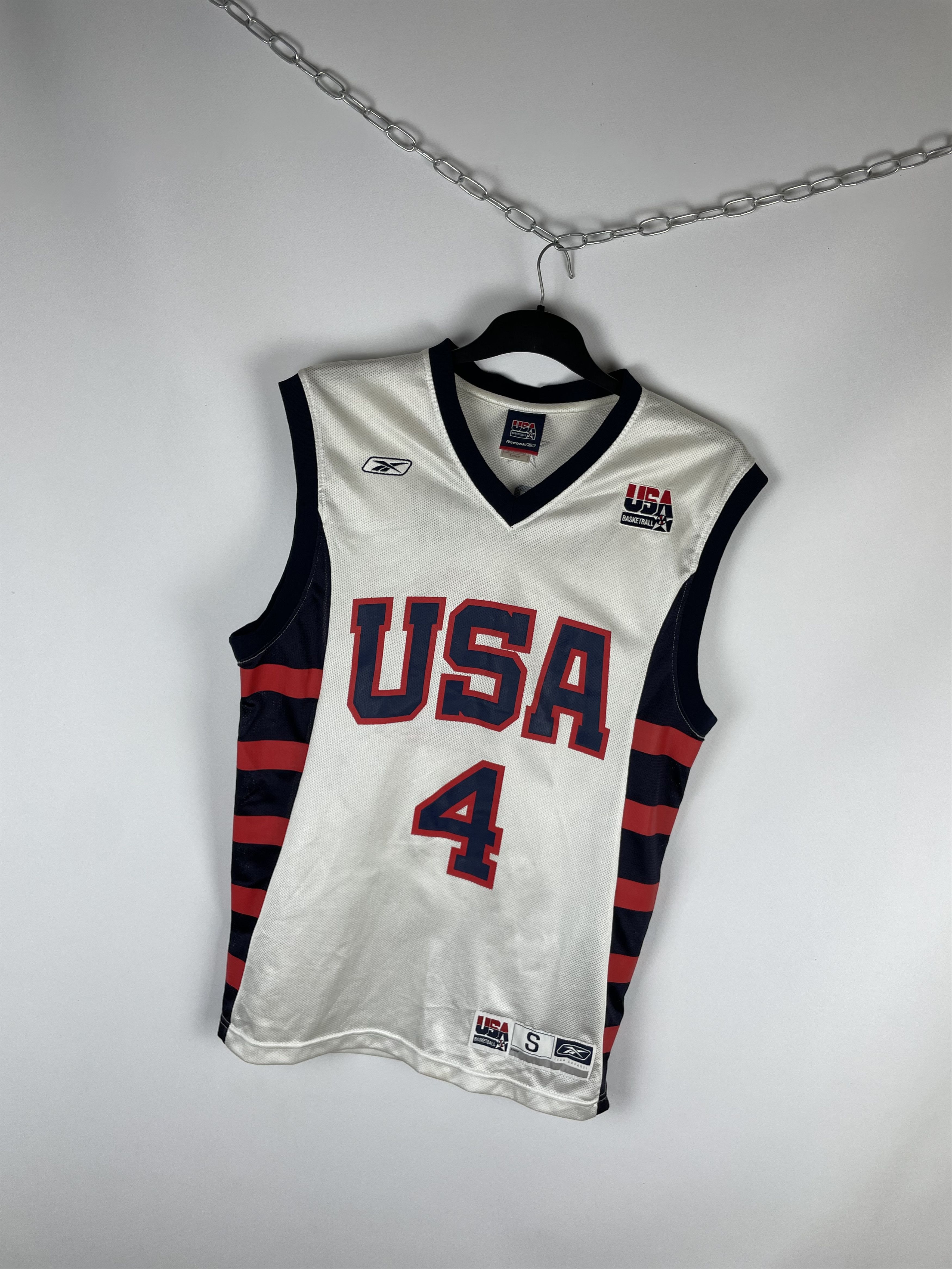 Vintage USA REEBOK IVERSON 4 NBA BASKETBALL JERSEY Y2K 90s | Grailed