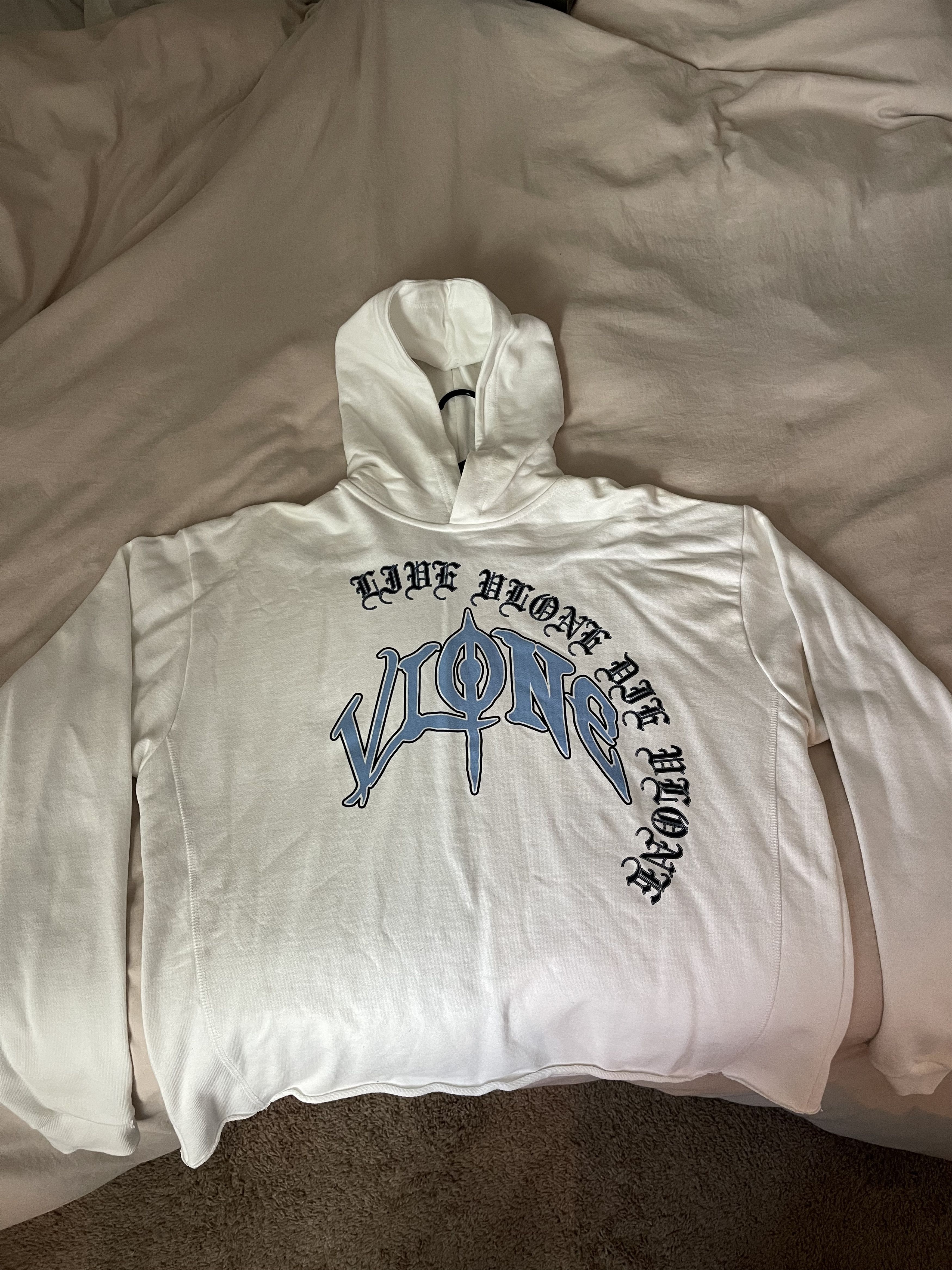 Vlone VLONE Hoodie Live Vlone Die Vlone (BRAND NEW) | Grailed
