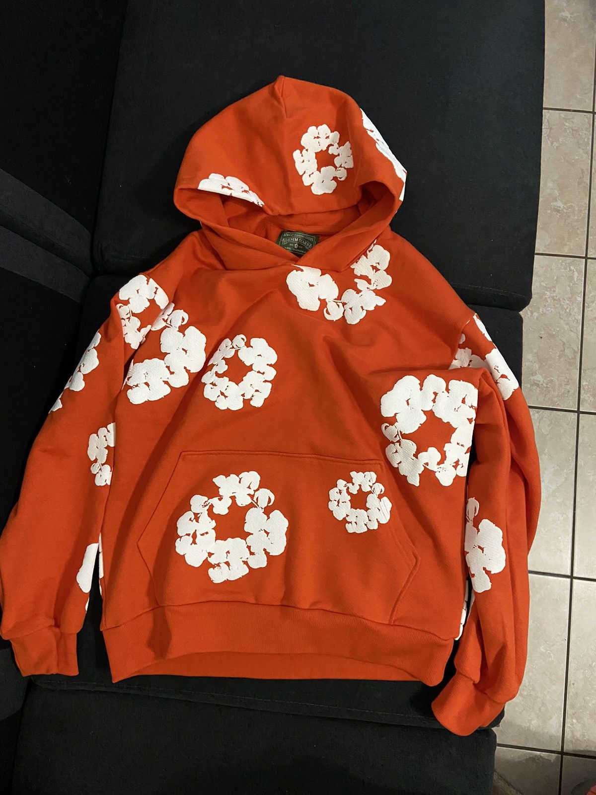 DENIM TEARS Denim Tears Hoodie M Orange | Grailed