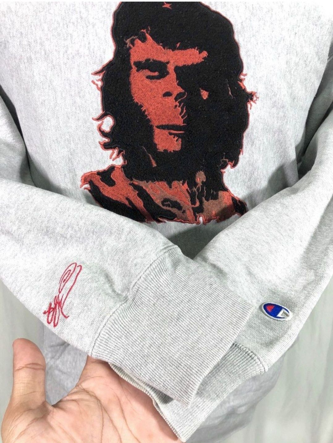 Vintage Ssur Plus x Champion Che Guevara Hoodie | Grailed