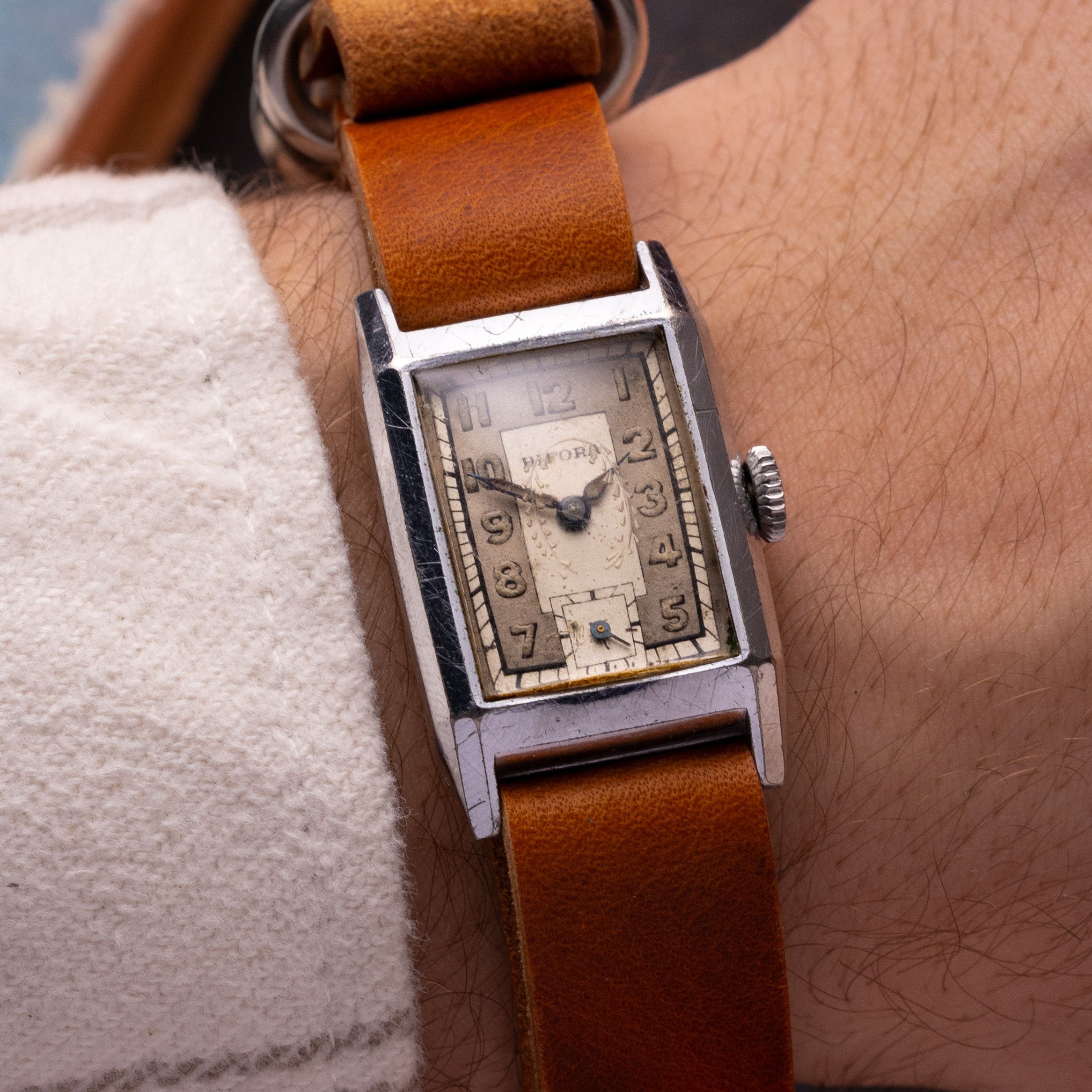 Other Bifora Two-tone dial Art Deco Vintage German Watch 1940s | Grailed