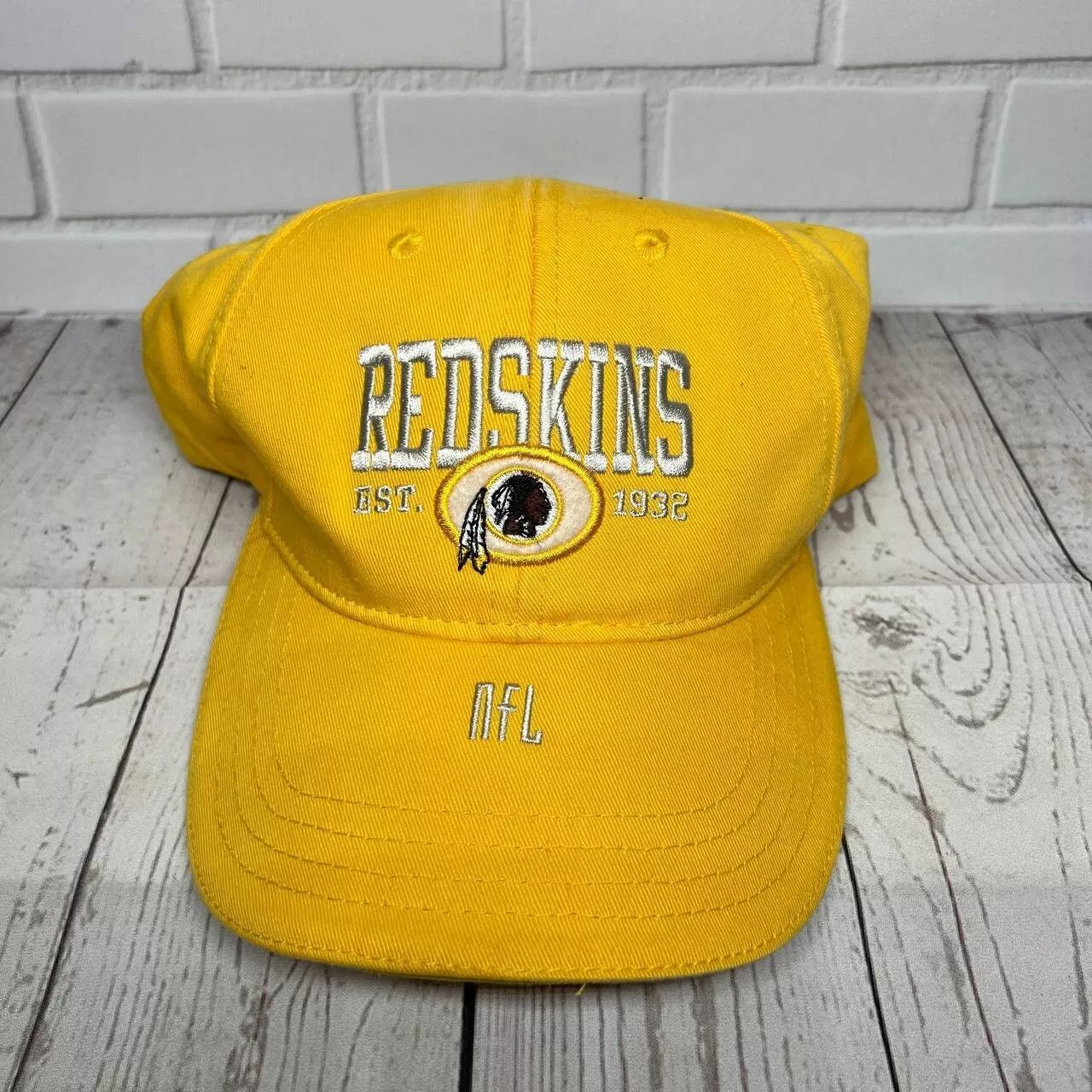 NFL Washington Commanders Redskins NFL Hat Strapback Yellow Men | Grailed