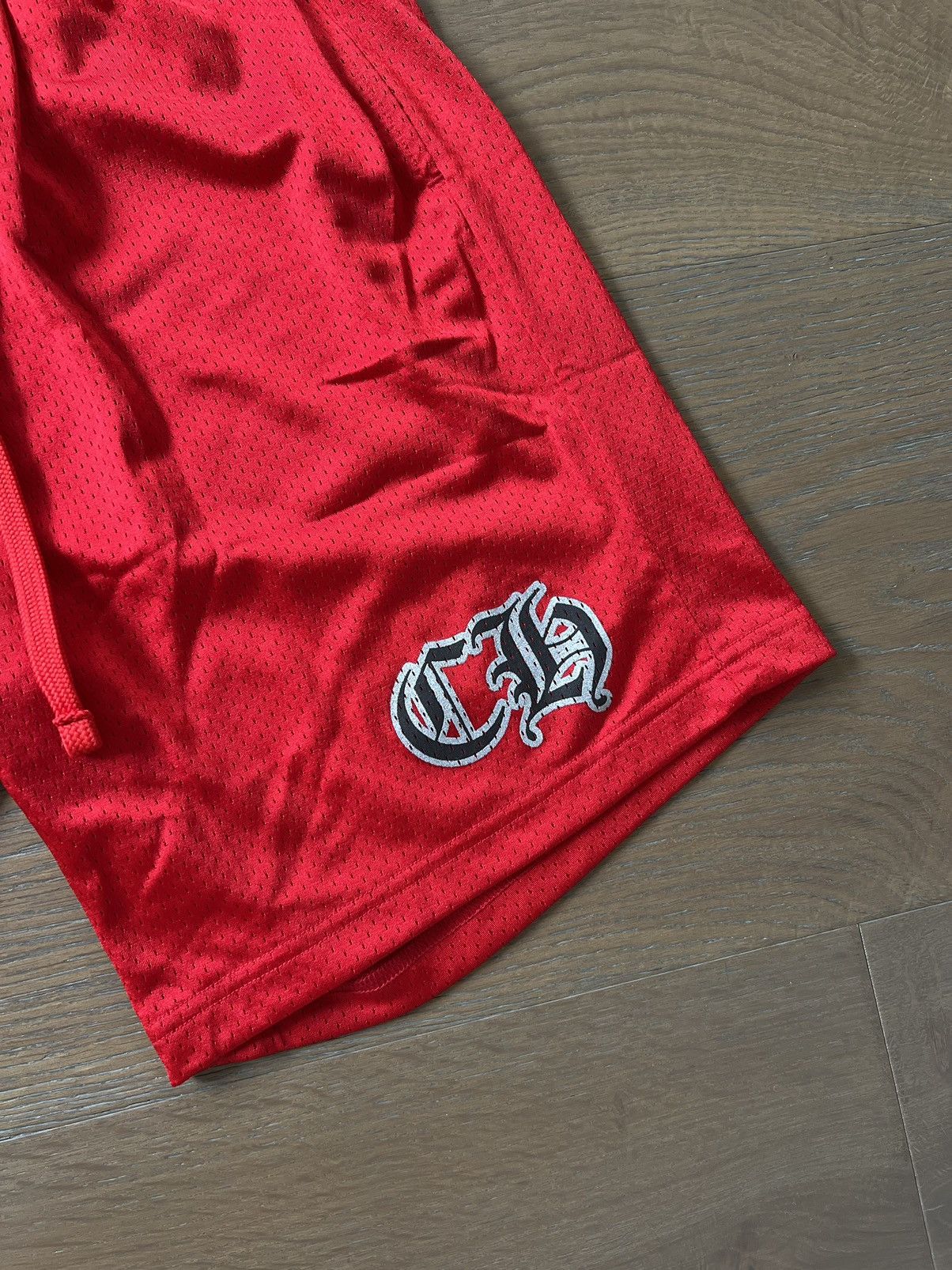 Chrome Hearts Matty Boy Red Form Mesh Shorts | Grailed