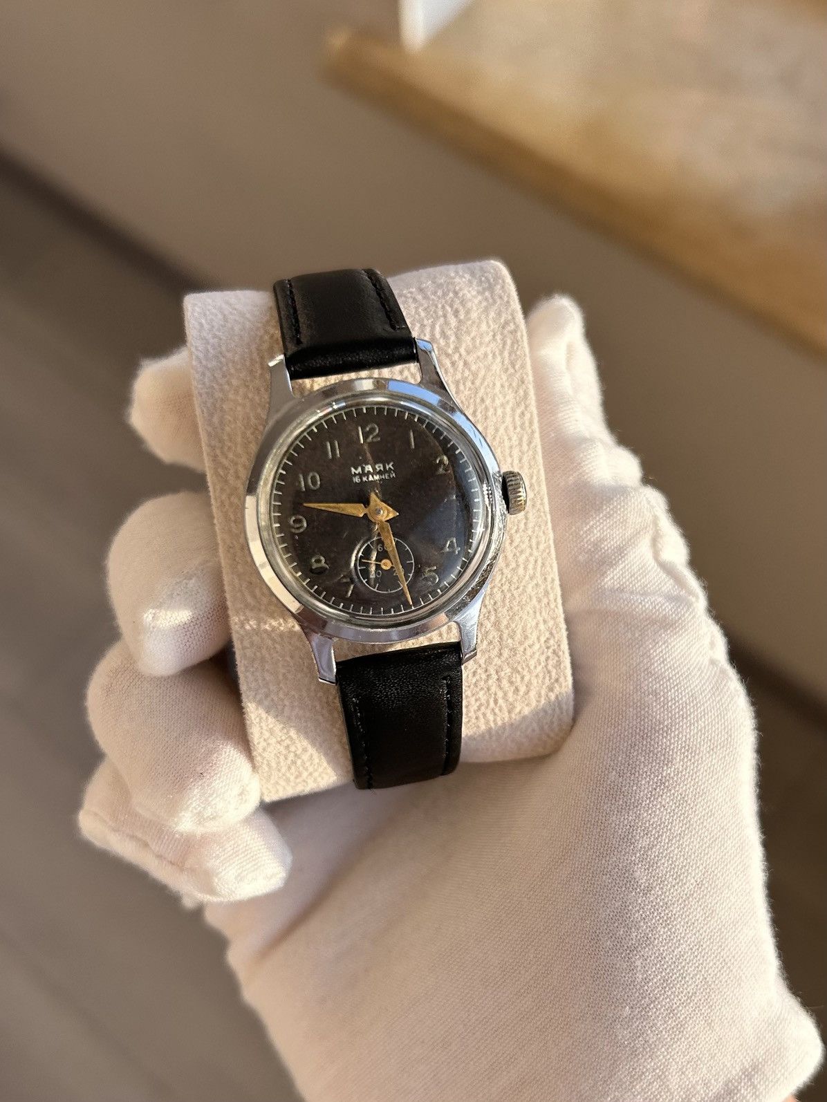 Vintage Vintage Watch Mayak USSR Soviet Mechanical Wristwatch 1950s ...