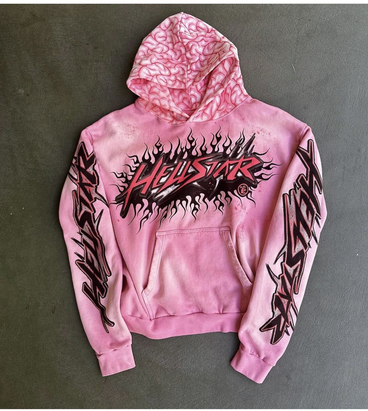 HELLSTAR Brainwashed Hoodie With Brain | Grailed