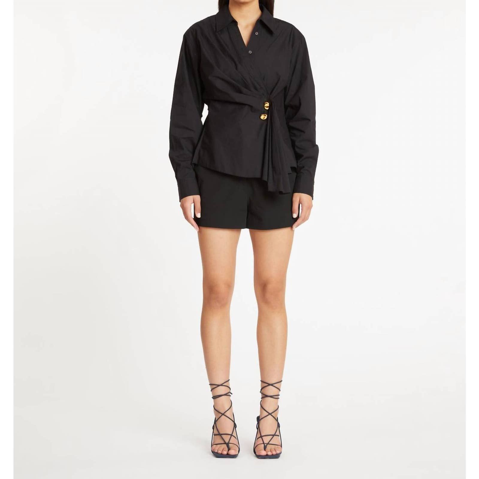 Tanya Taylor Orla Top In Black | Grailed