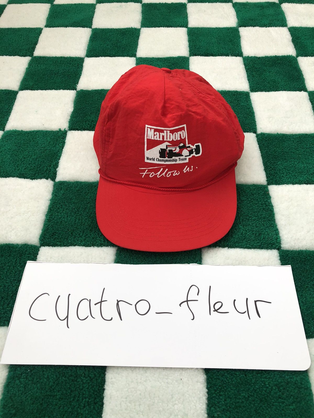 Vintage Vintage F1 Formula Uno Marlboro Racing Red Cap | Grailed