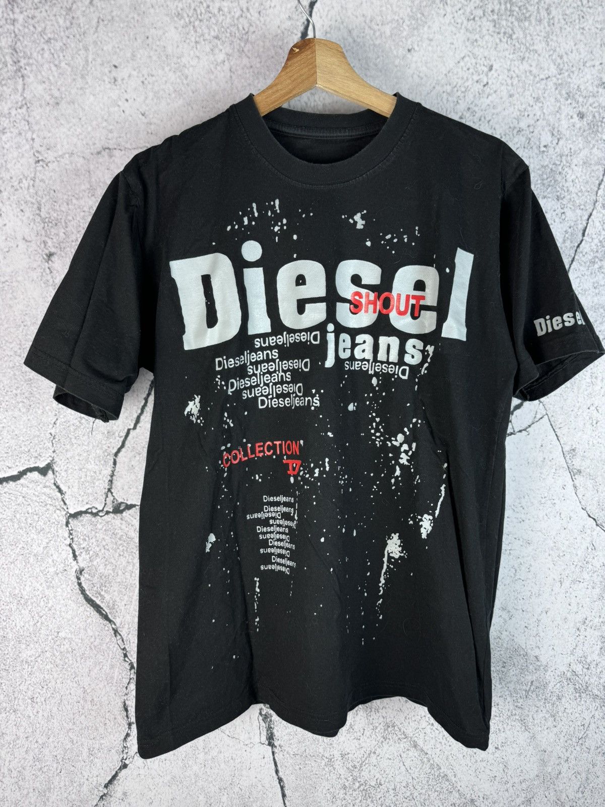 Diesel × Japanese Brand × Vintage Vintage Diesel Japanese logo Tee Y2K ...