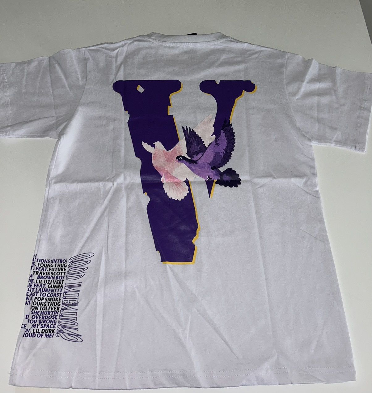 Vlone Nav x Vlone “Good Intentions” Doves Tee | Grailed