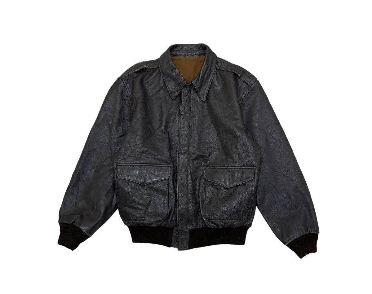 A2 Flyers Leather × Aviator Nation × Vintage Vintage Aviator Authentic ...