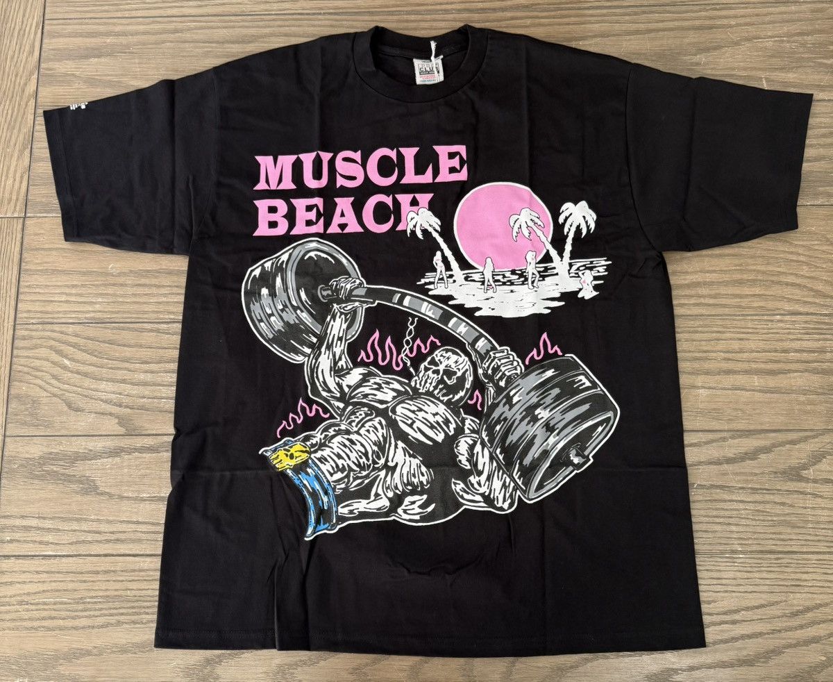 Designer × Warren Lotas 💀 Warren Lotas Muscle Beach Tee Shirt 2XL size ...