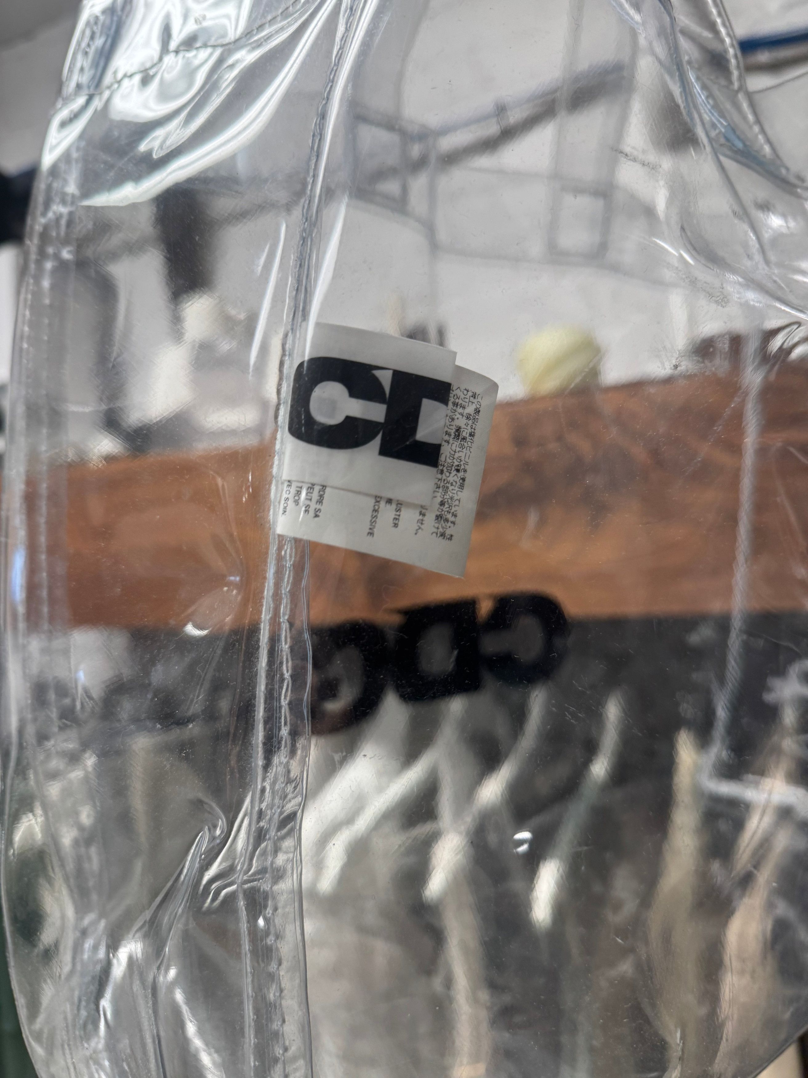 Comme des Garcons Comme Des Garçons ‘CDG’ PVC Tote Bag | Grailed