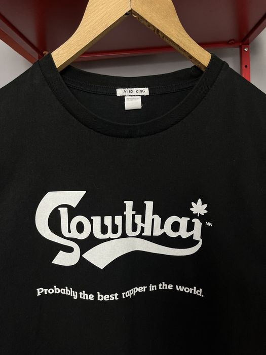 Vintage Slowthai Carlsberg style logo merch rap tee y2k | Grailed