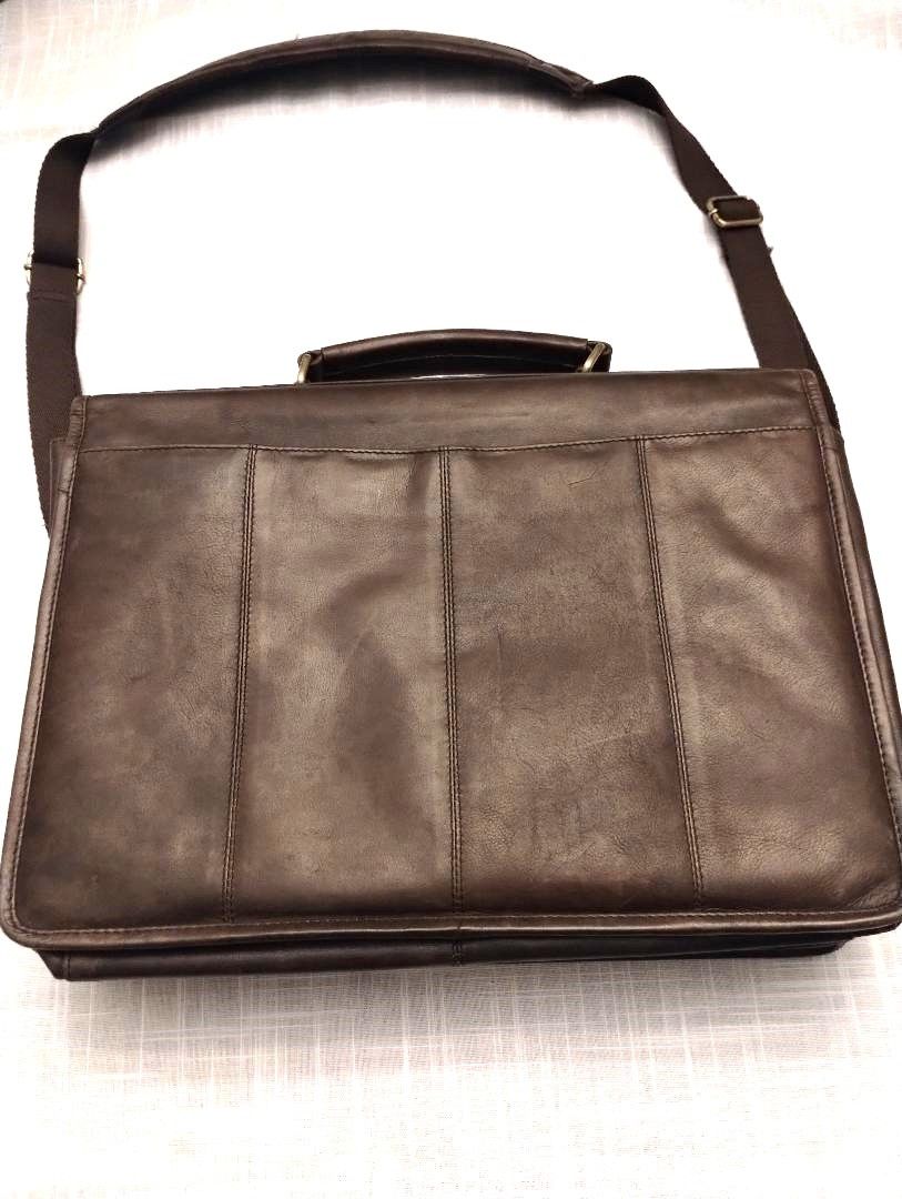Wilsons Leather Vintage Wilson 100% Leather Laptop/Attache/Briefcase ...