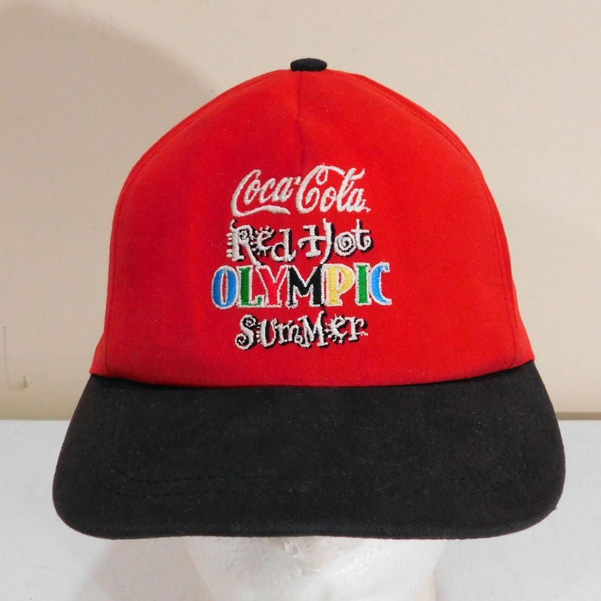 Starter Starter Coca Cola Red Hot Olympic Summer Hat Adjustable 90s ...