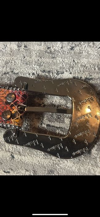 B.B. Simon B.B. Simons Red Snakeskin Belt from 2019 | Grailed
