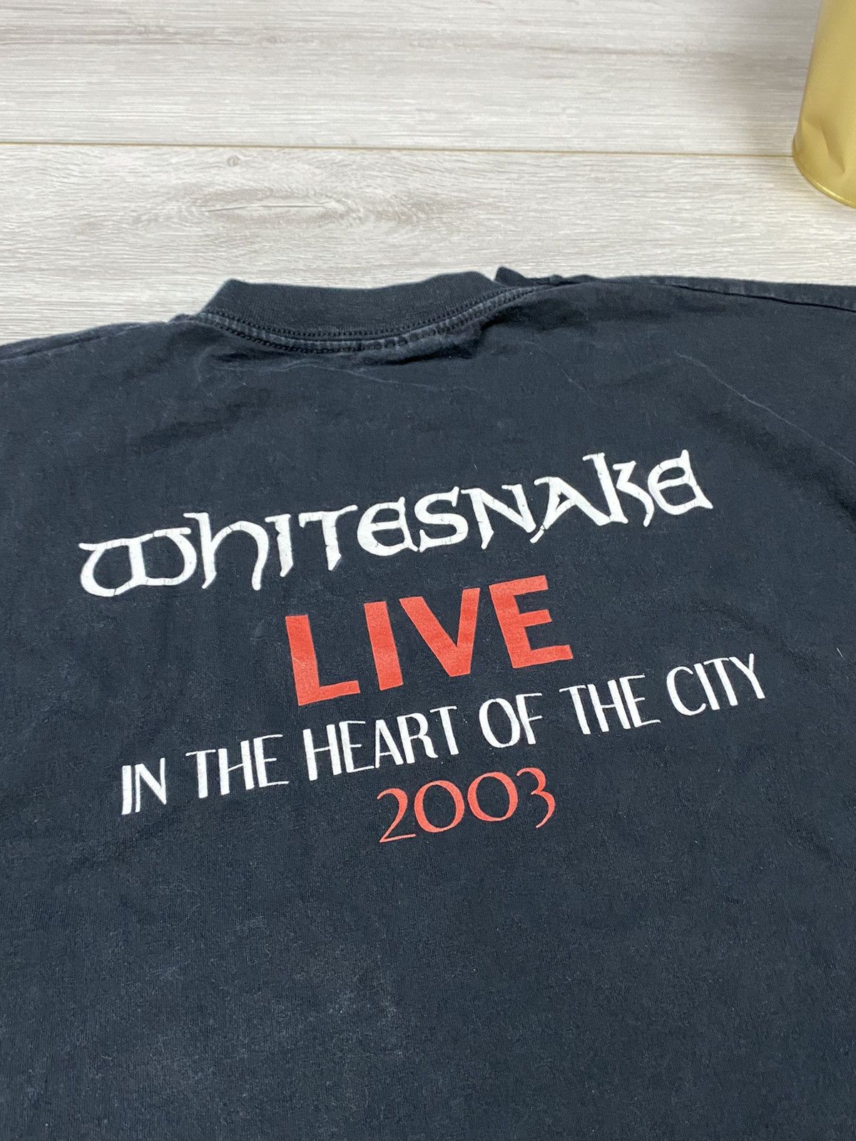 Band Tees × Rock T Shirt × Vintage Vintage 2000s Whitesnake Faded Band ...