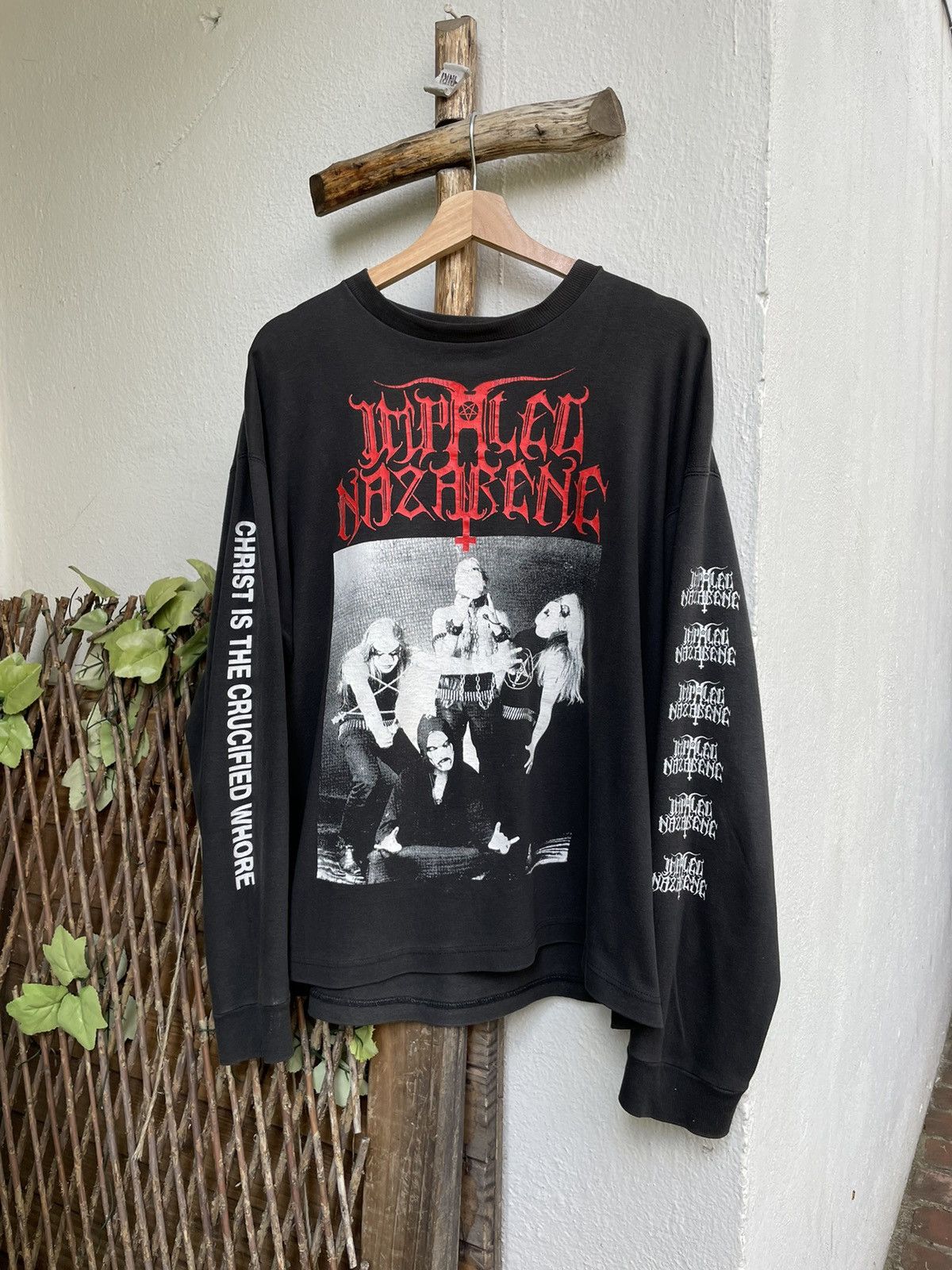 Band Tees × Vintage 1992 Impaled Nazarene Christ is the Crucified Whore ...