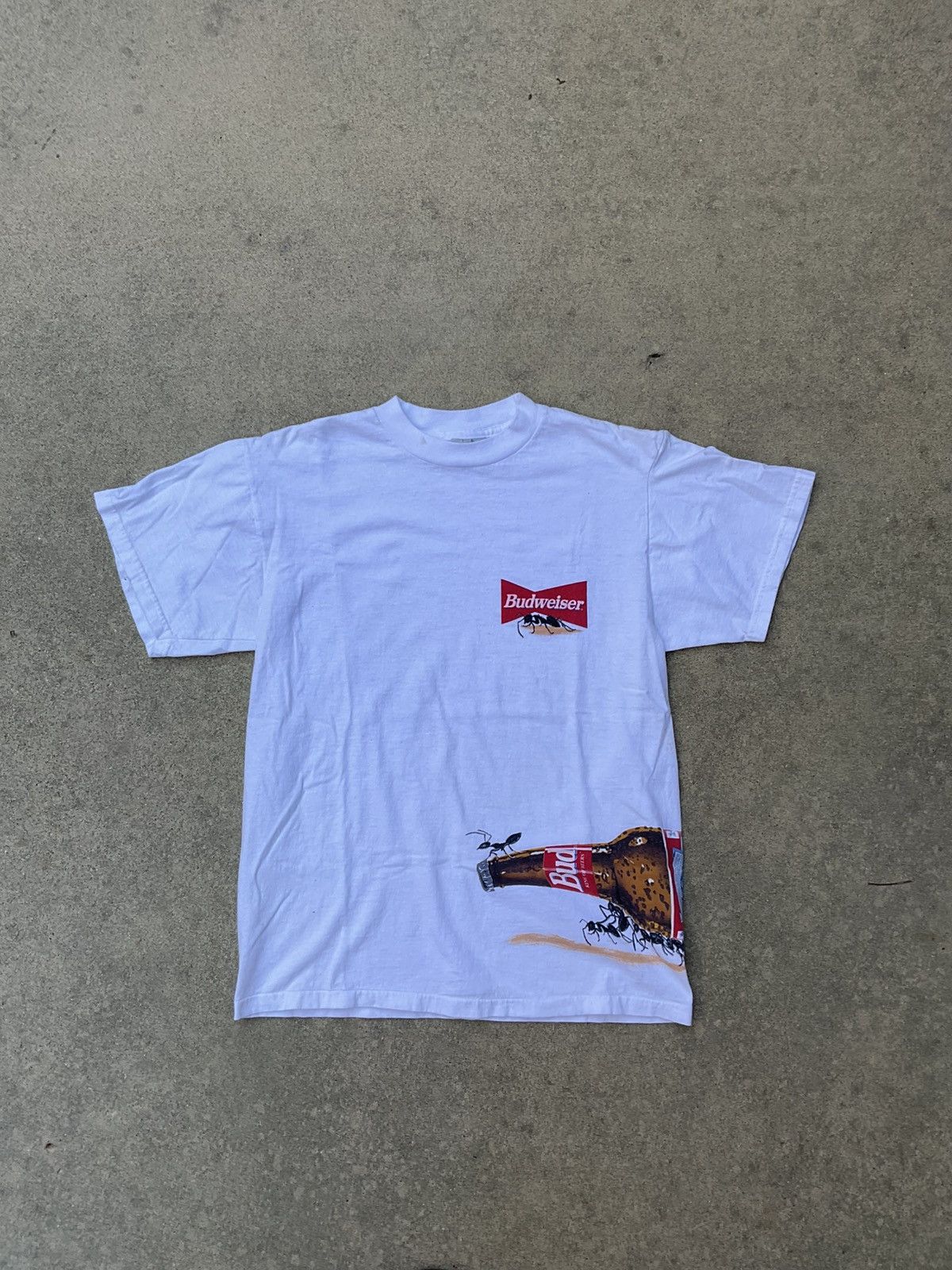 Budweiser × Made In Usa × Vintage Vintage 1995 Budweiser Ant T-Shirt ...