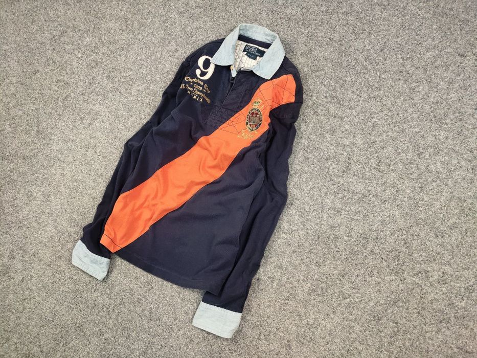 Polo Ralph Lauren Vintage 90's Polo Ralph Lauren Rugby long sleeve Polo Shirts | Grailed