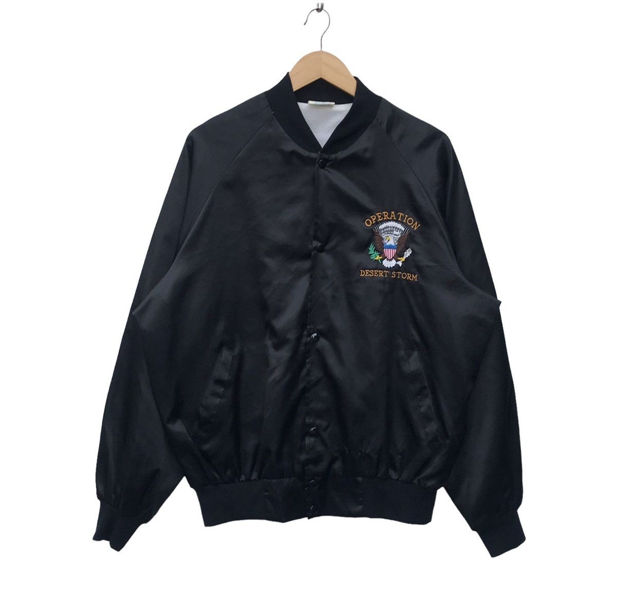 Vintage Vintage Operation Desert Storm Military Black Coach Jacket ...
