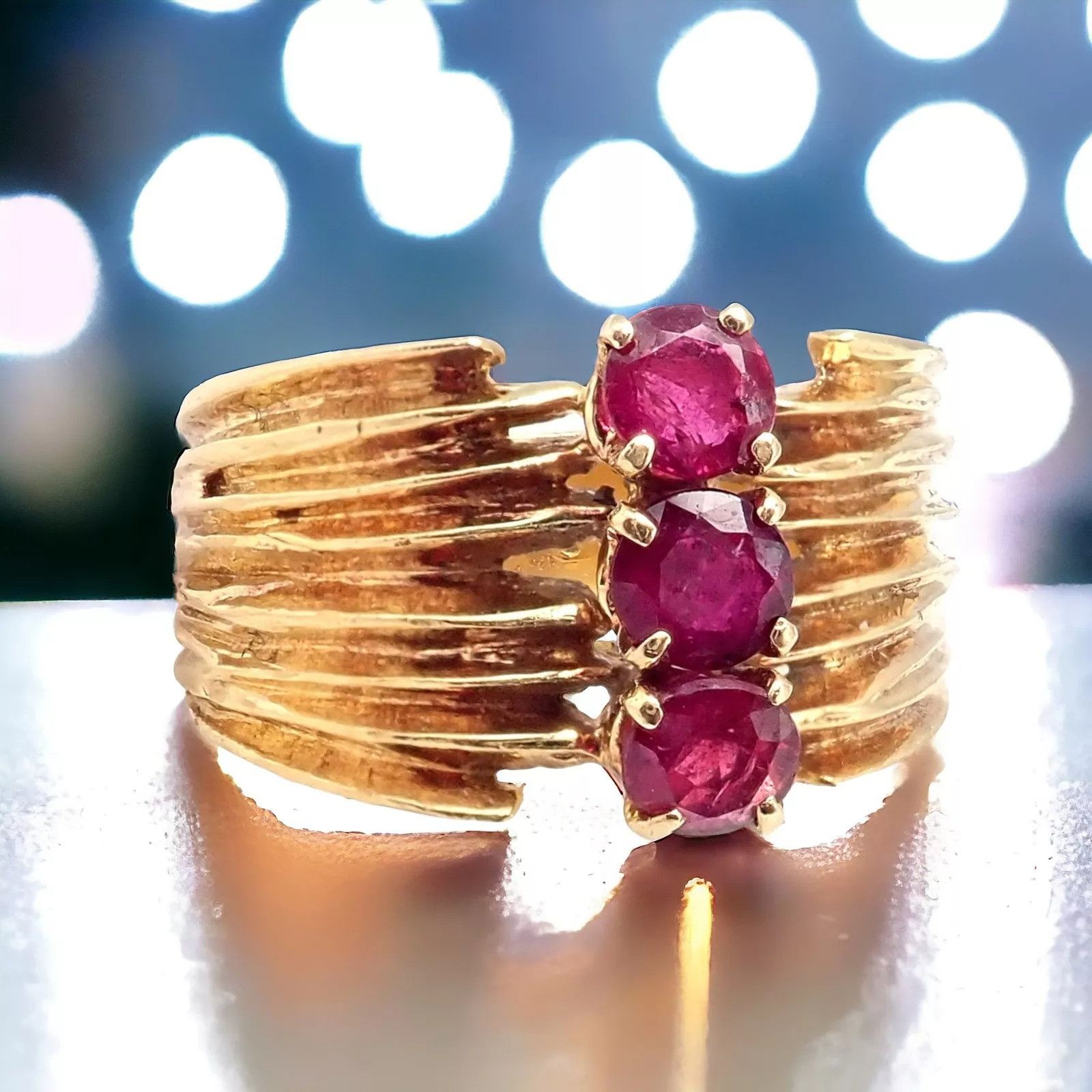 Cartier Authentic! Vintage Cartier 18k Yellow Gold Ruby Ring | Grailed