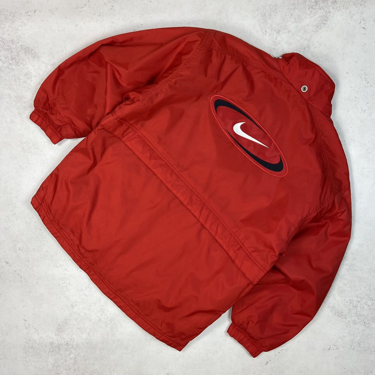 Nike 90s RARE Vintage Nike Big Logo Jacket Swoosh Y2K | Grailed