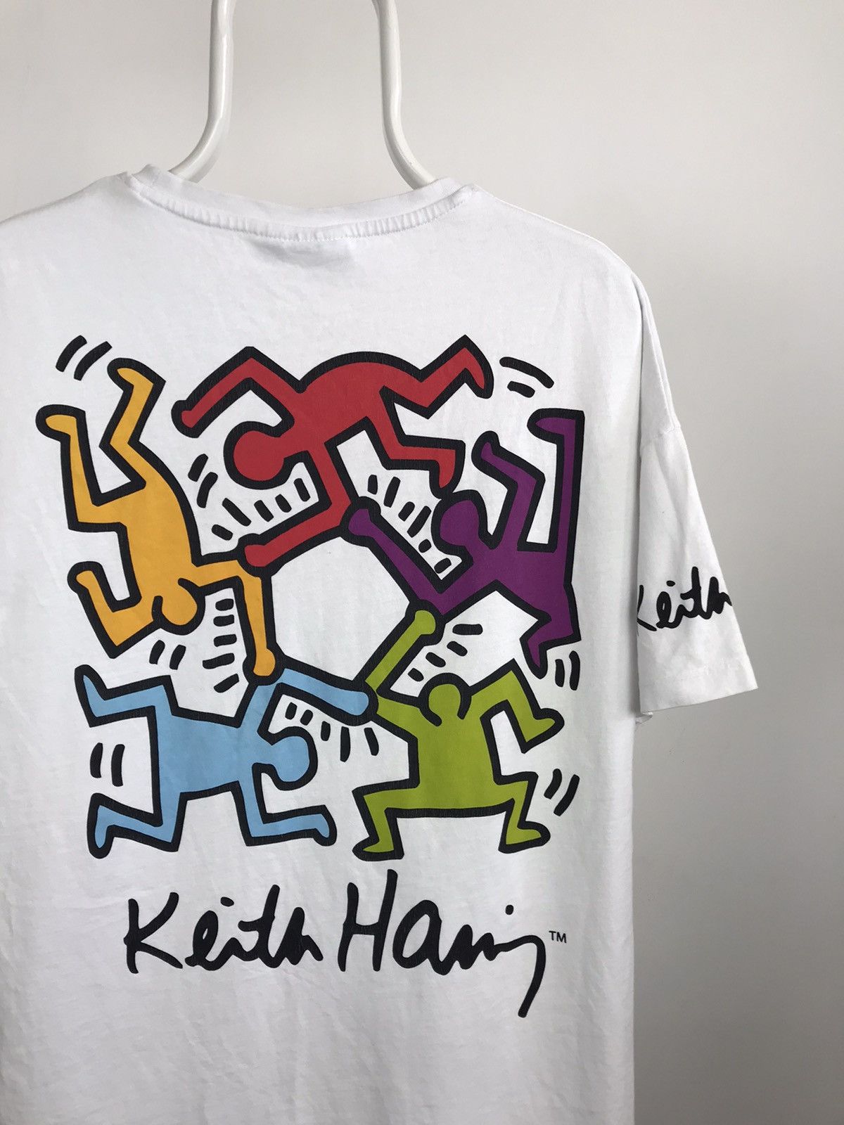 Keith Haring Keith Haring Big Logo Oversized Tee | Grailed
