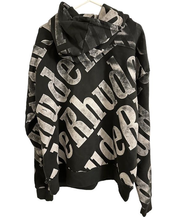 Rhude 🔥Brand New🔥Logo Printed Hoodie | Grailed