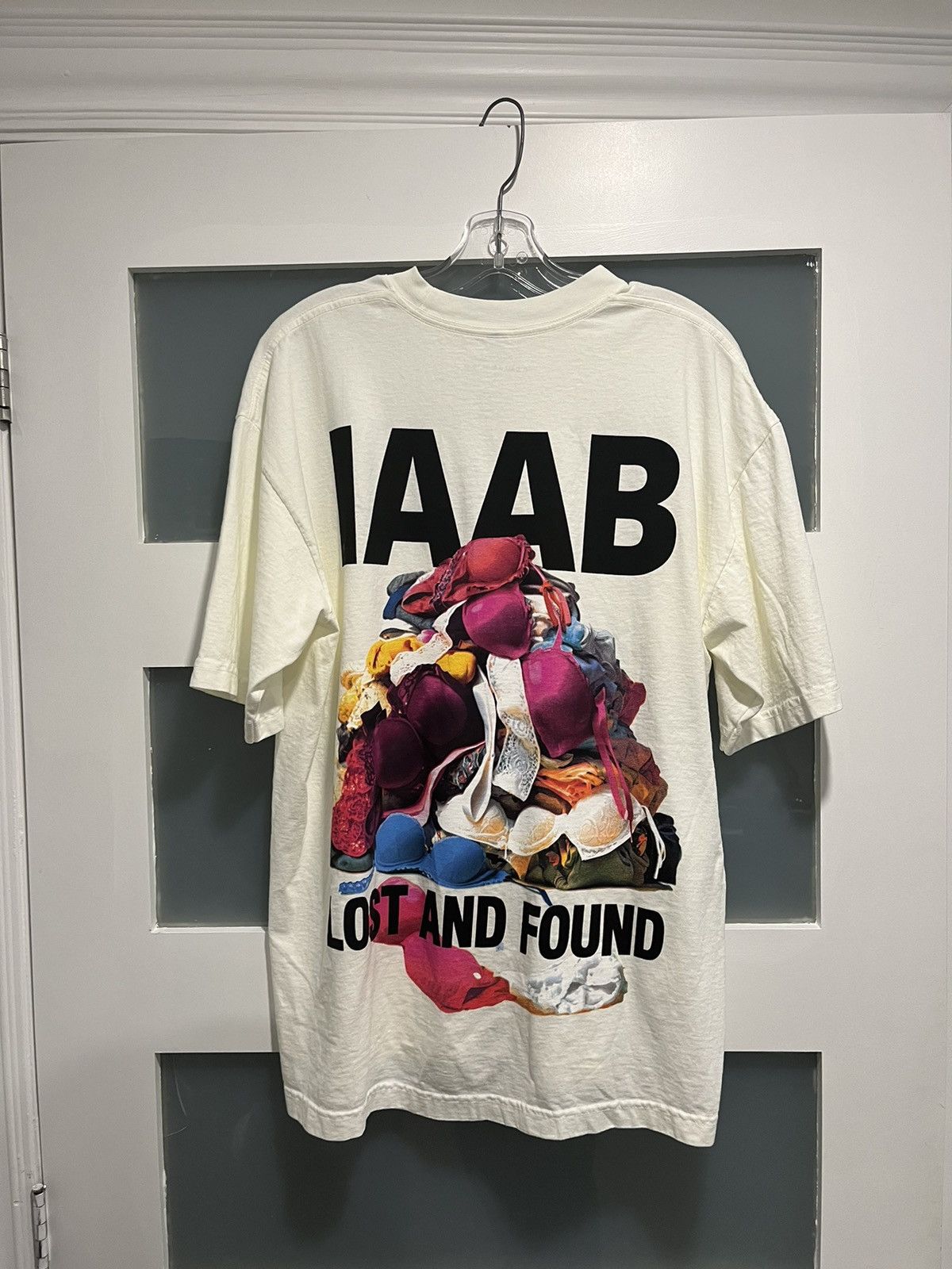Drake × Streetwear RARE Drake IAAB Tour LOST AND FOUND BRA T-Shirt ...