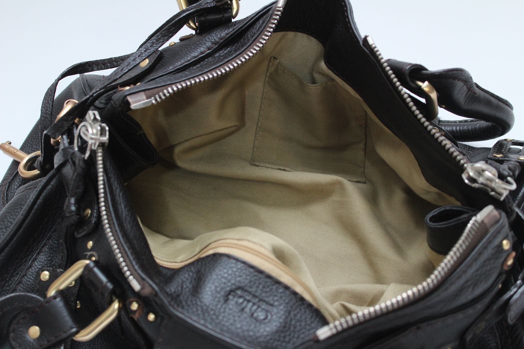 Vintage Chloe Paddington Handbag Brown Leather Lock and Key | Grailed