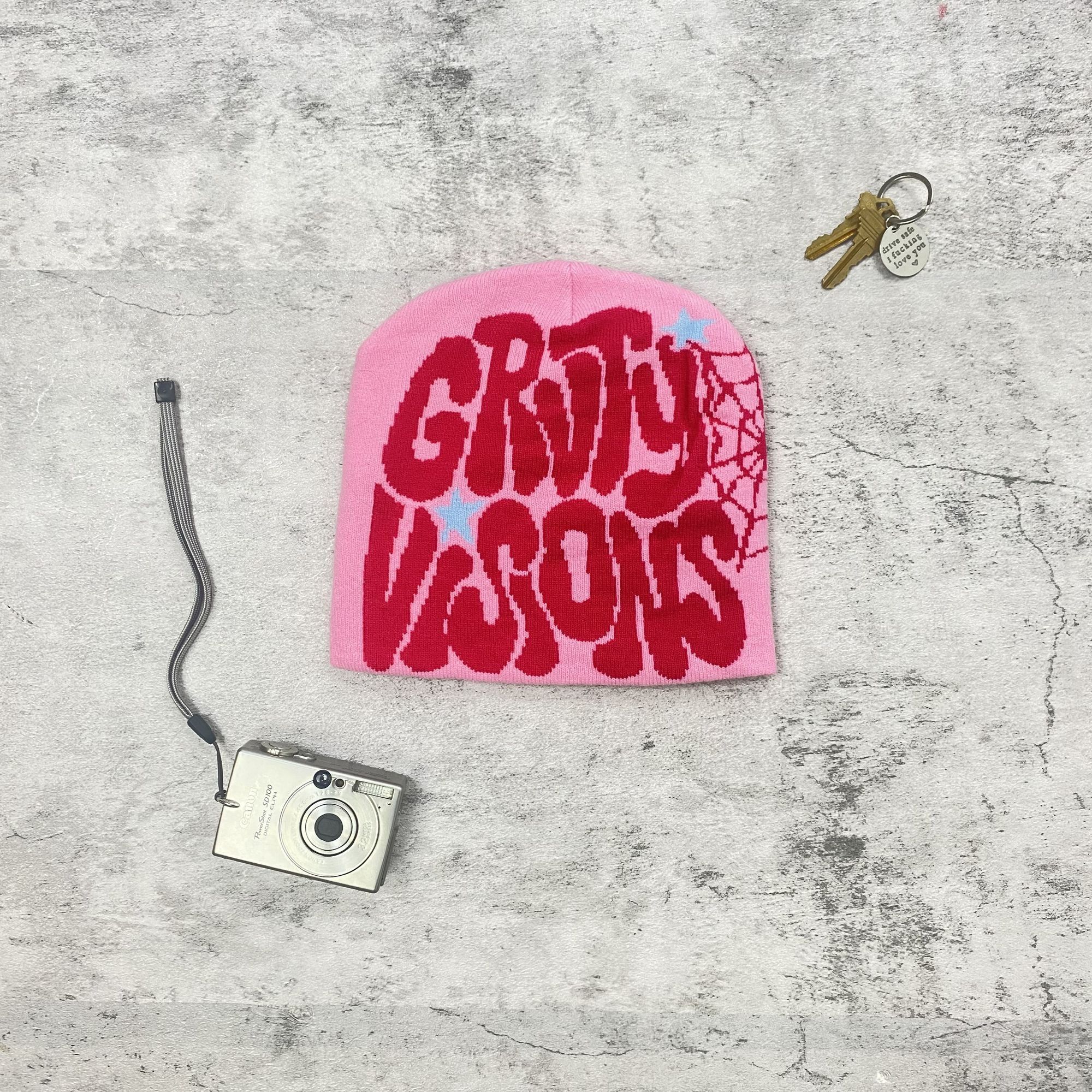 Other GRVTY Vision Pink Beanie | Grailed