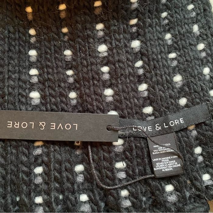 Craft & Lore NEW Indigo Love & Lore Cabin Marl Stripe Scarf NWT | Grailed