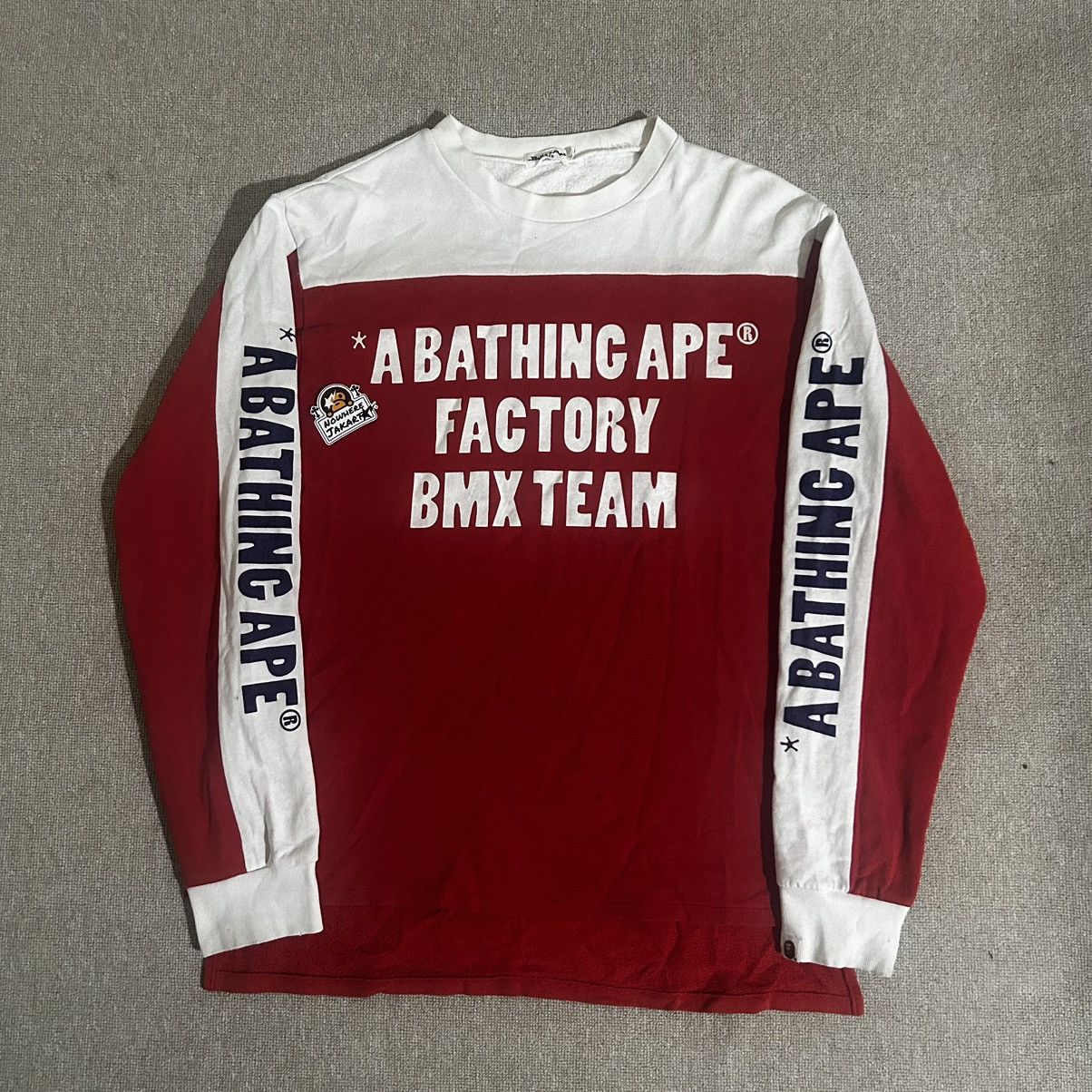 Bape × Vintage Bape BMX Team Vintage Longsleeve | Grailed