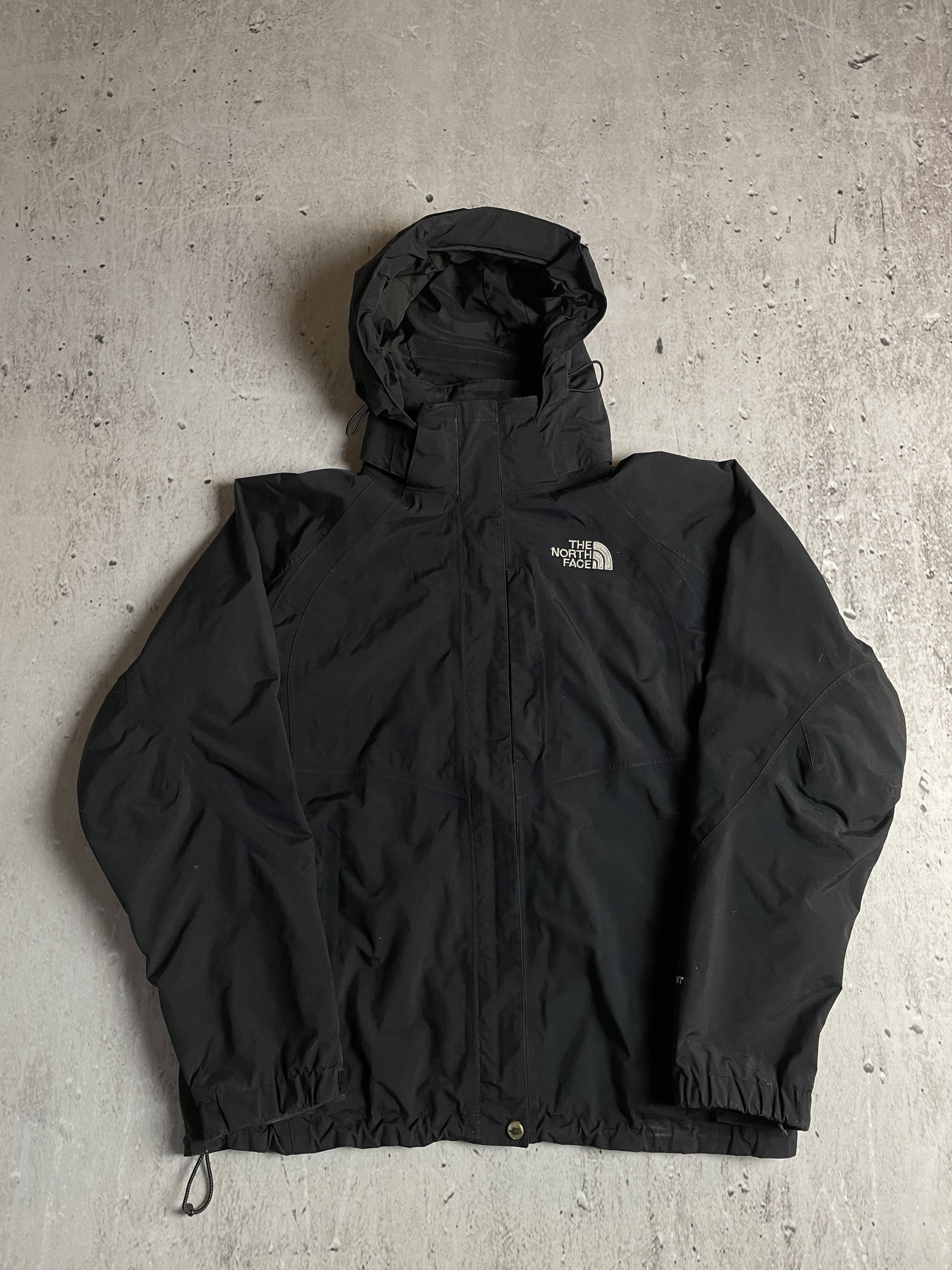 The North Face THE NORTH FACE HYVENT BLACK VINTAGE GORPCORE JACKET ...