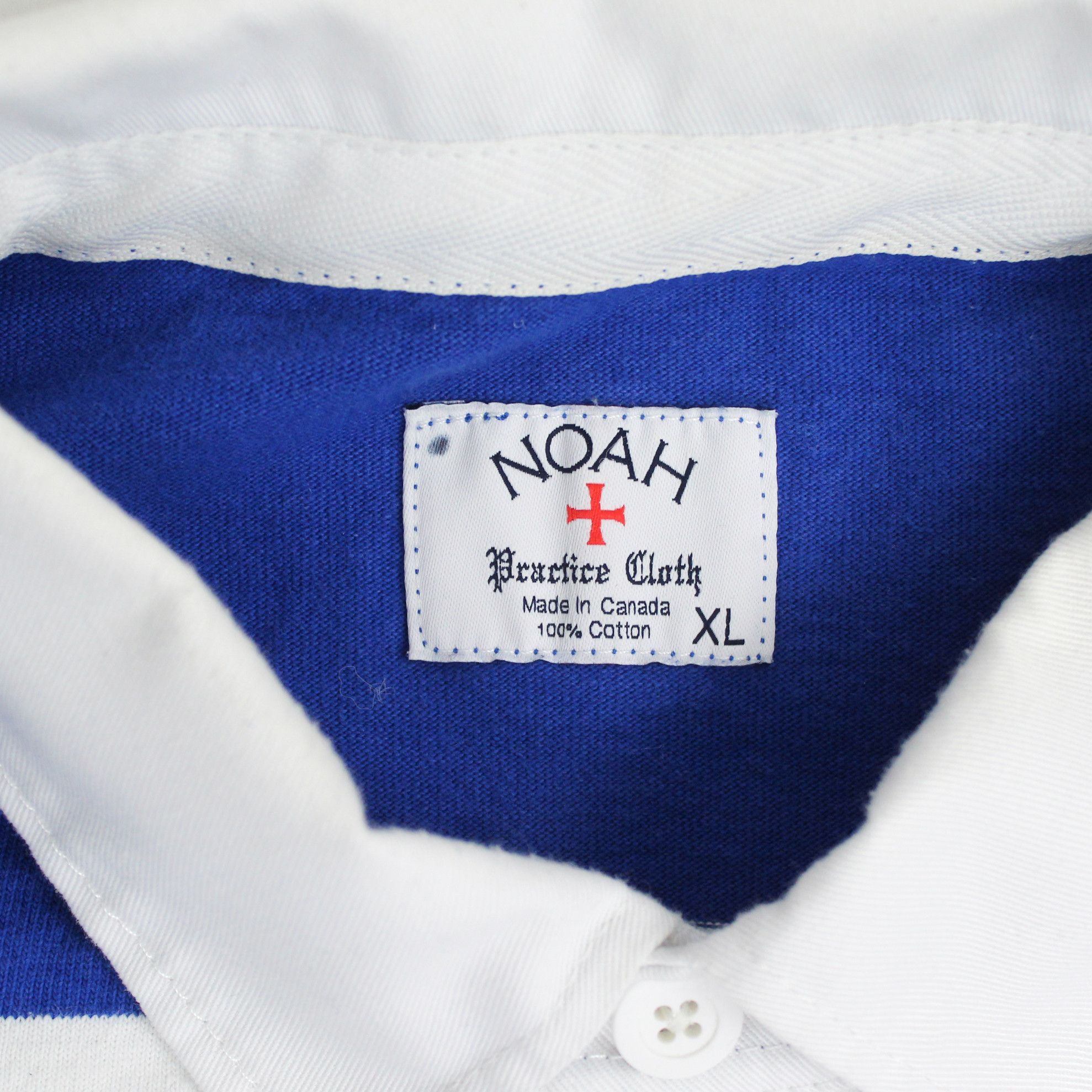 Noah SAMPLE Practice Cloth Winged Foot Striped Rugby Shirt | Grailed