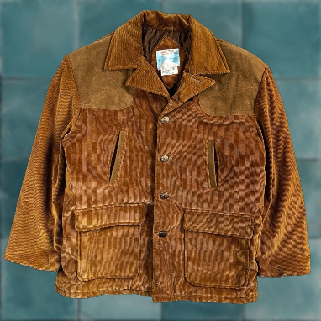 Vintage VINTAGE Marc Tree Corduroy Hunting Jacket Mens 46 Brown 1970s ...