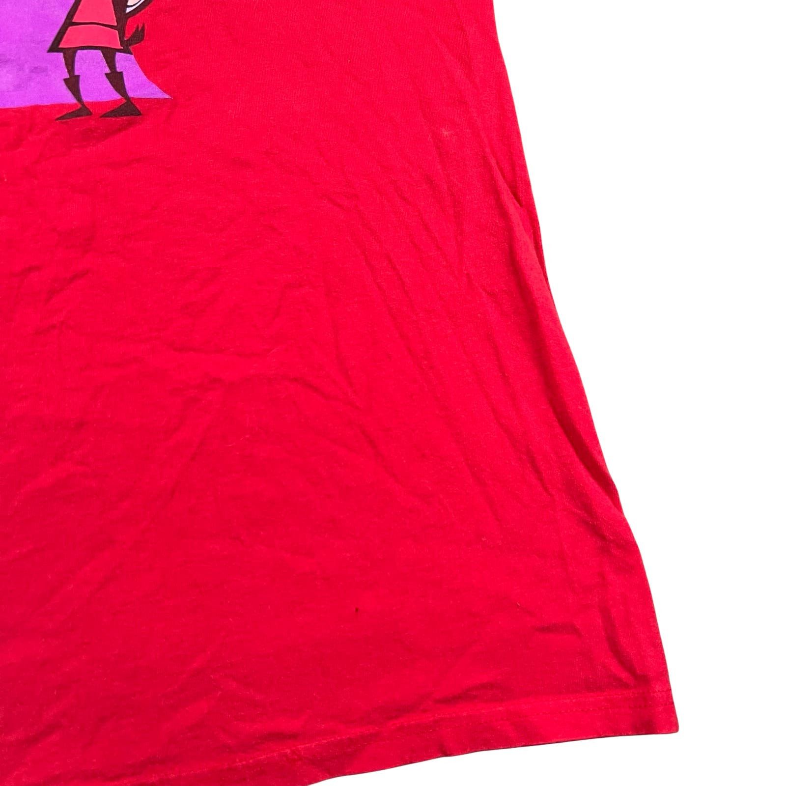 Streetwear × Vintage Vintage invader zim y2k red graphic t shirt | Grailed