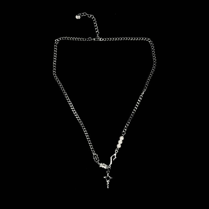 Chain Punk Y2k Chain Necklace Grunge | Grailed