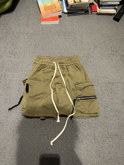 Mnml Mnml Cargo Shorts Olive Green Grailed