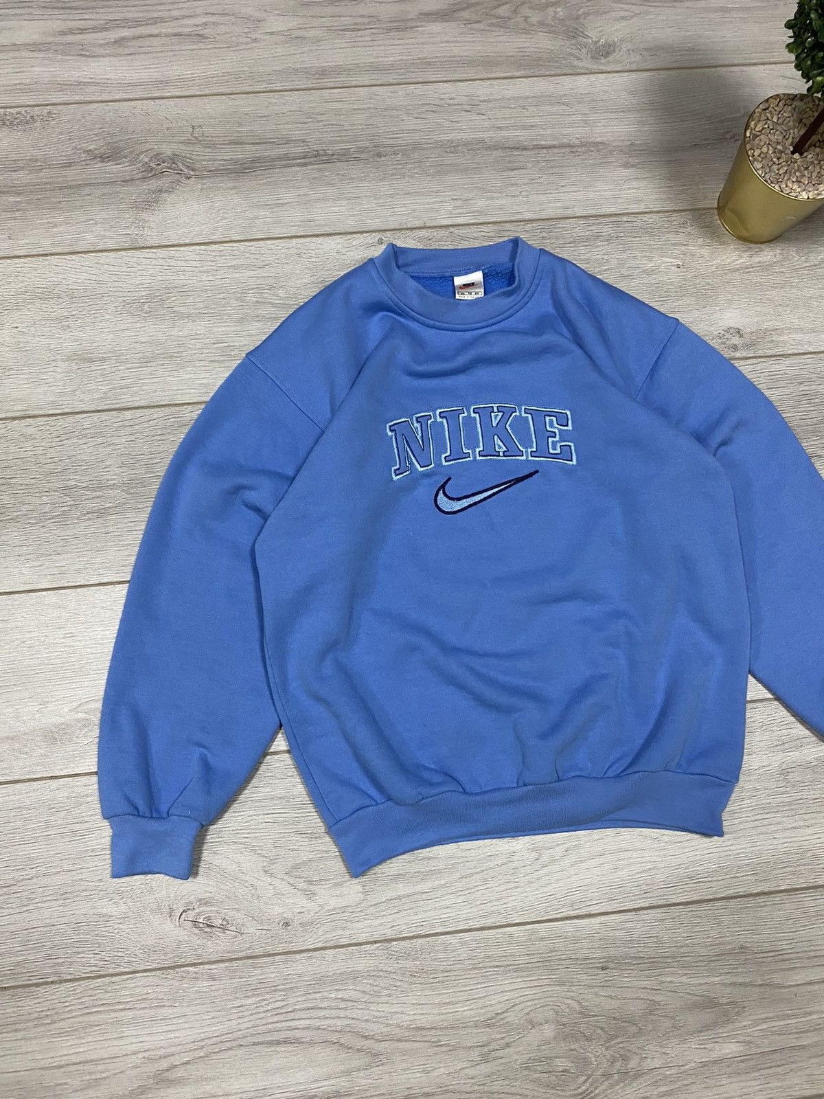 Nike Nike vintage big logo swoosh letters sweatshirt | Grailed