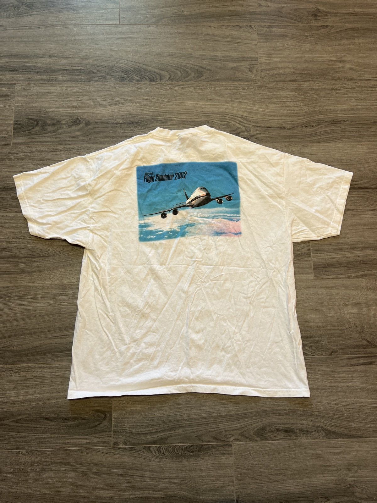 Vintage Crazy Vintage y2k Microsoft Flight Simulator 2002 tee | Grailed